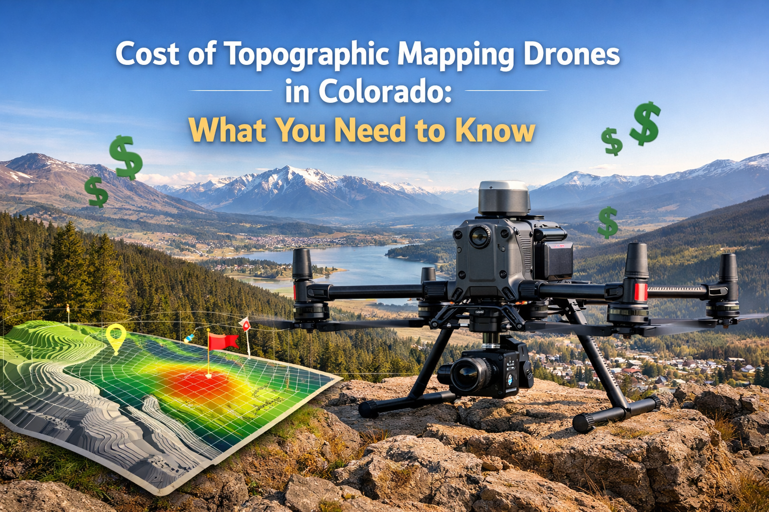 Topographic Mapping Drone Costs in Colorado Guide